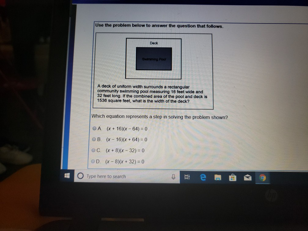 Solved Use the problem below to answer the question that | Chegg.com