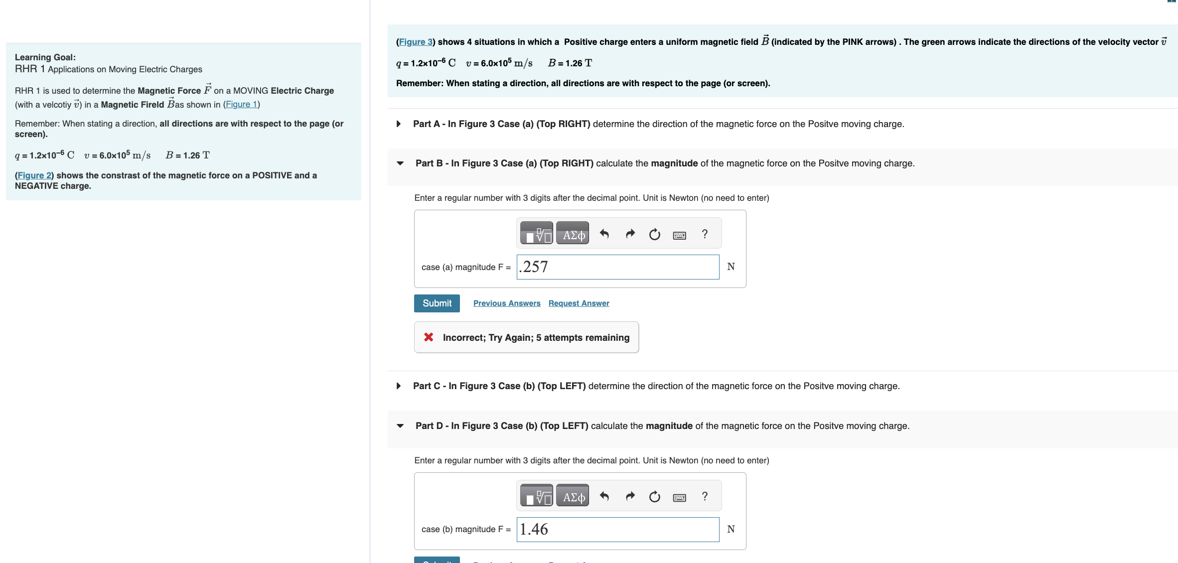 (b) (a) (c) (d)Part F - In Figure 3 Case (c) (Bottom | Chegg.com