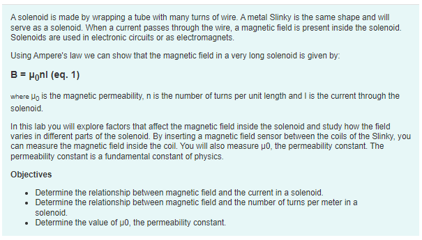 Solved A solenoid is made by wrapping a tube with many turns | Chegg.com