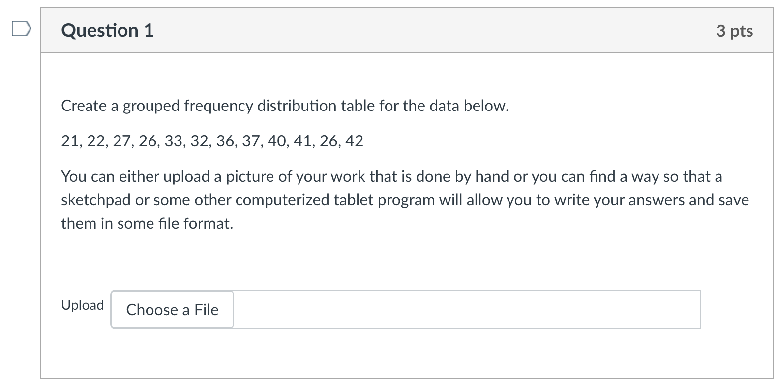 Solved Create a grouped frequency distribution table for the | Chegg.com