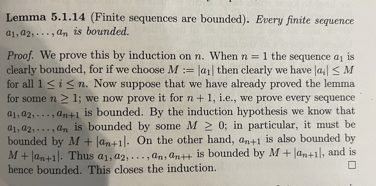 Solved Lemma 5.1.15 (Cauchy sequences are bounded). Every | Chegg.com