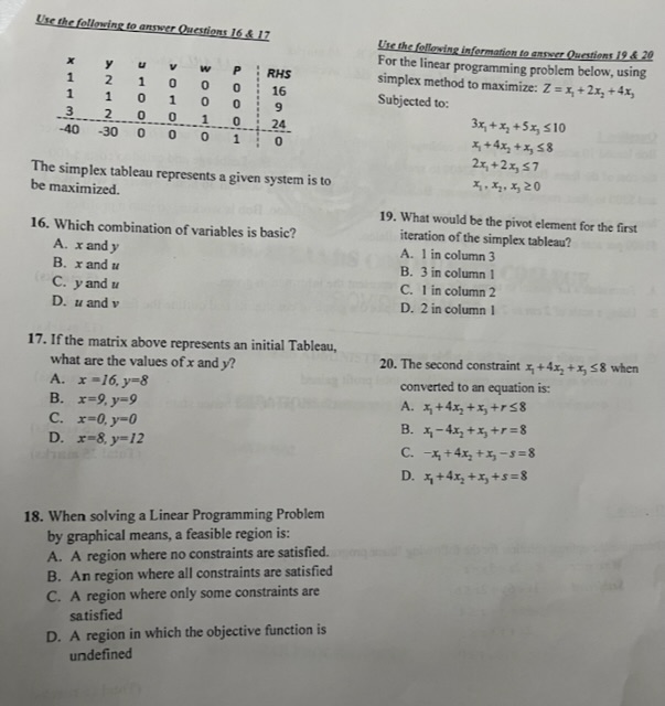 Solved 1. Which of the following is a property of a linear | Chegg.com