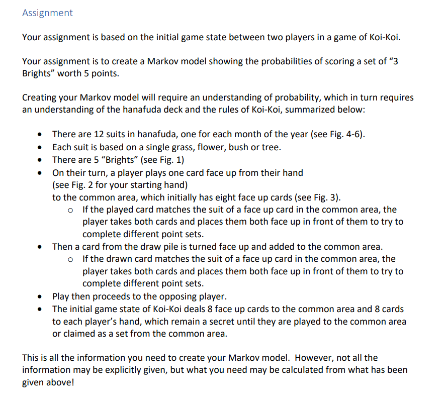 Solved Your assignment is based on the initial game state | Chegg.com