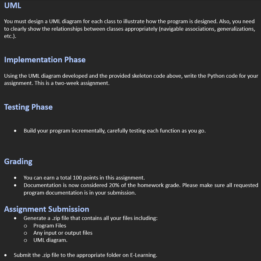 Solved Concepts Practice OOP design and implementation for a | Chegg.com
