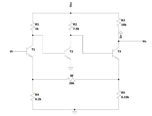 hfe = 100 and hie = 2.5kΩ for identical transistors. | Chegg.com