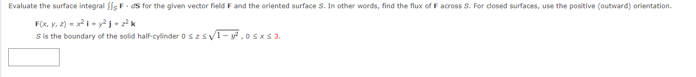Solved F(x,y,z)=x2i+y2j+z2k S is the boundary of the solid | Chegg.com