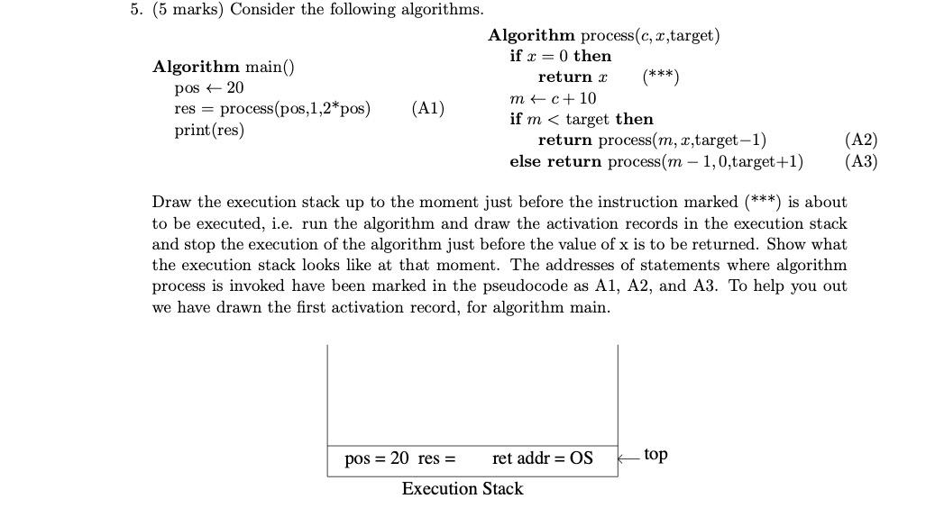 Solved pos ←20 res = process ( pos ,1,2∗ pos )print( res ) | Chegg.com