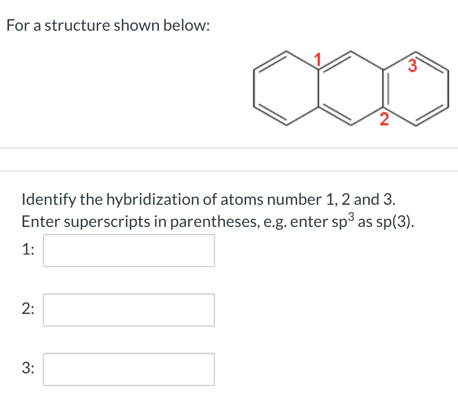 Solved For a structure shown below: Identify the | Chegg.com