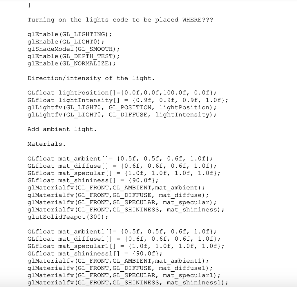 Draw the teapots as in the figure below. You are | Chegg.com