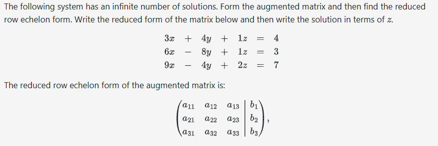 Solved A 2 ﻿x 3 ﻿matrix A is given below. Find its reduced | Chegg.com