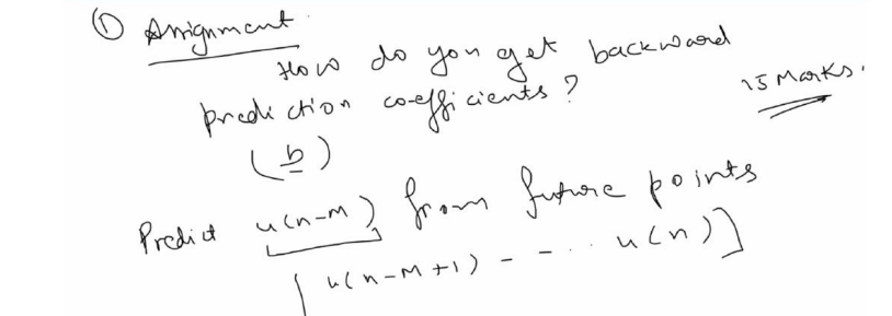 Machine Learning Linear Predictioni Need To Find