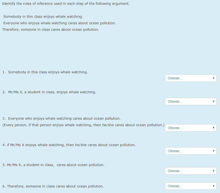 Solved Identify the rules of inference used in each step of | Chegg.com