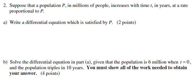 Solved 1 Use Separation Of Variables To Find The Particular 3999