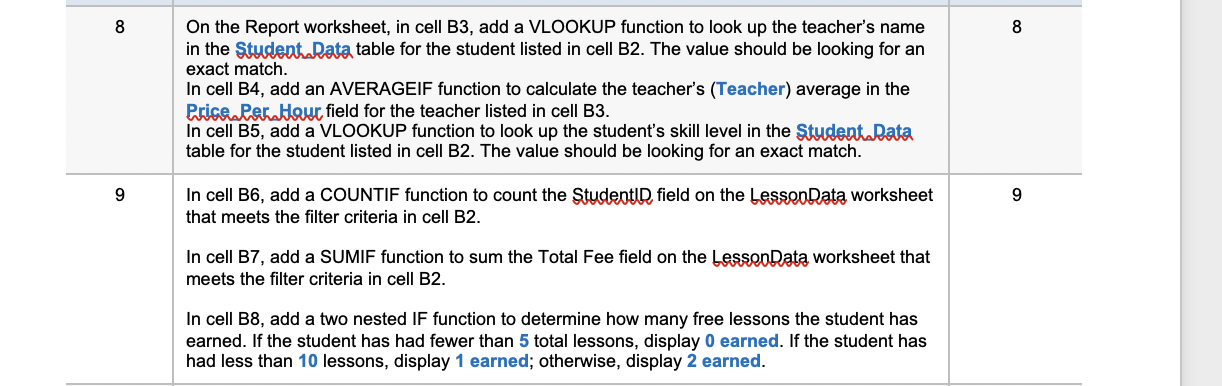 On The Report Worksheet In Cell B3 Add A Vlookup 