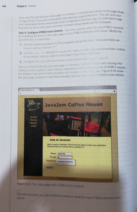 Solved WEBSITE CASE STUDY Adding a Form Each of the | Chegg.com