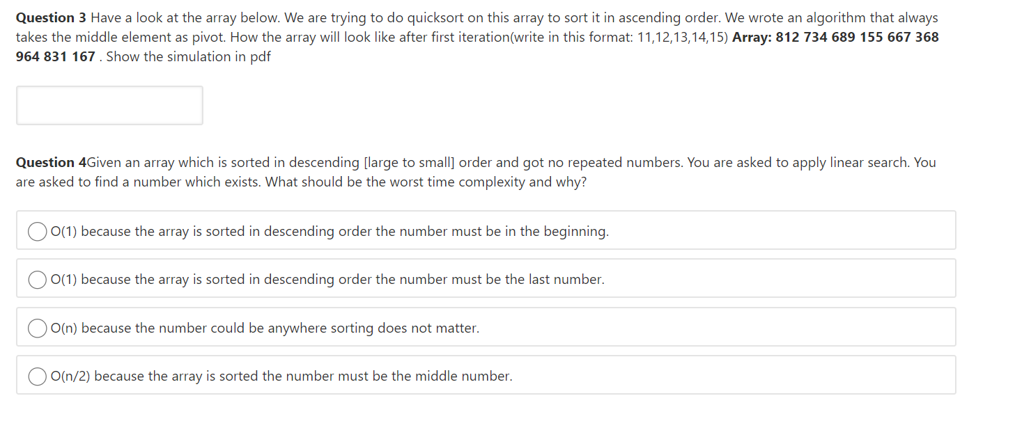 Solved These are small part of same problem. Please solve | Chegg.com