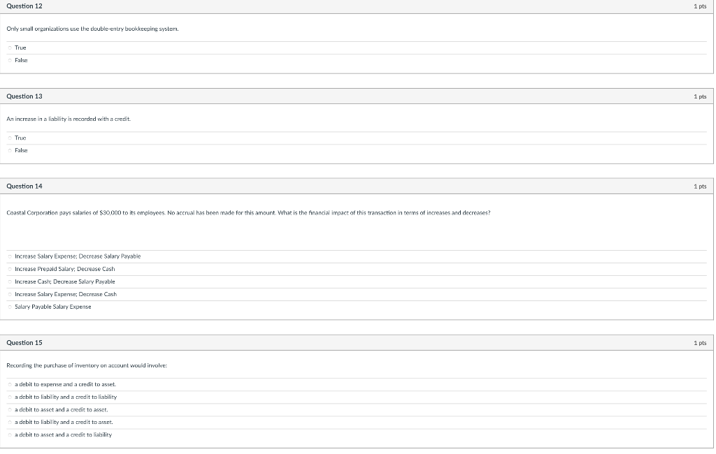 [Solved]: The basic rule of double-entry bookkeeping is th