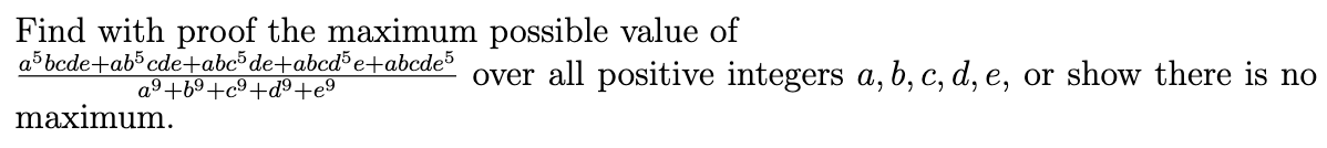Solved Find with proof the maximum possible value of | Chegg.com