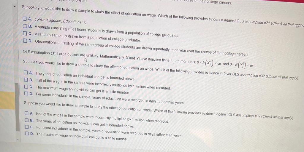 Solved Suppose you are interested in studying the | Chegg.com