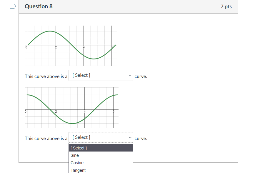Solved Question 8 A 0 2 This curve above is a [ [Select] MA | Chegg.com