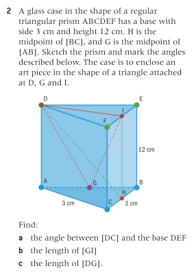 Solved 2 A glass case in the shape of a regular triangular | Chegg.com
