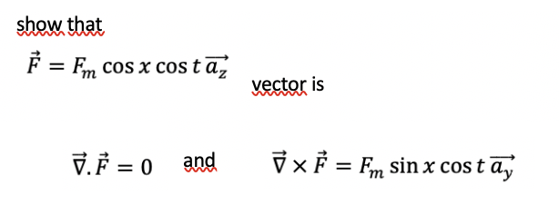 Solved az and ay unit vector for that axis Fm is a constant | Chegg.com