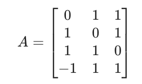 Solved We are given the following matrix: If you use Python | Chegg.com
