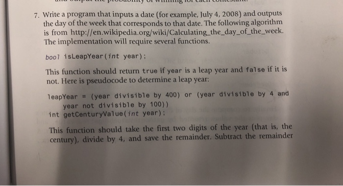 Solved I want to write program for this problem in Geany | Chegg.com