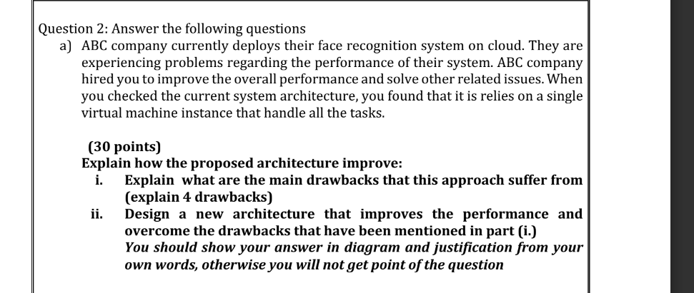Solved uestion 2: Answer the following questions a) ABC | Chegg.com