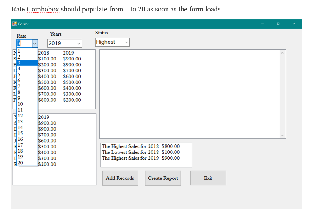 Solved Hi Chegg! I need help with my Visual Basic | Chegg.com