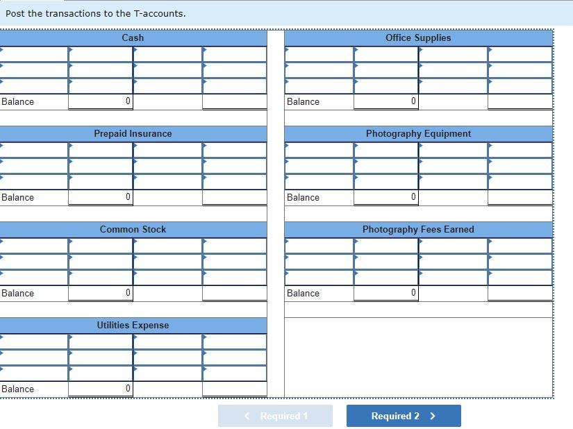 Solved Following are the transactions of a new company | Chegg.com