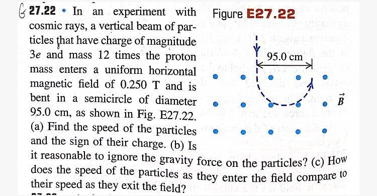 Solved ك.27.22 - In an experiment with Figure E27.22 cosmic | Chegg.com