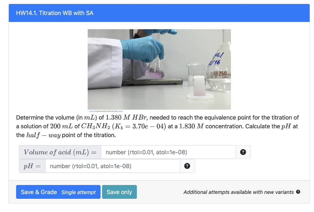 Solved Determine the volume (in mL ) of 1.380MHBr, needed to | Chegg.com
