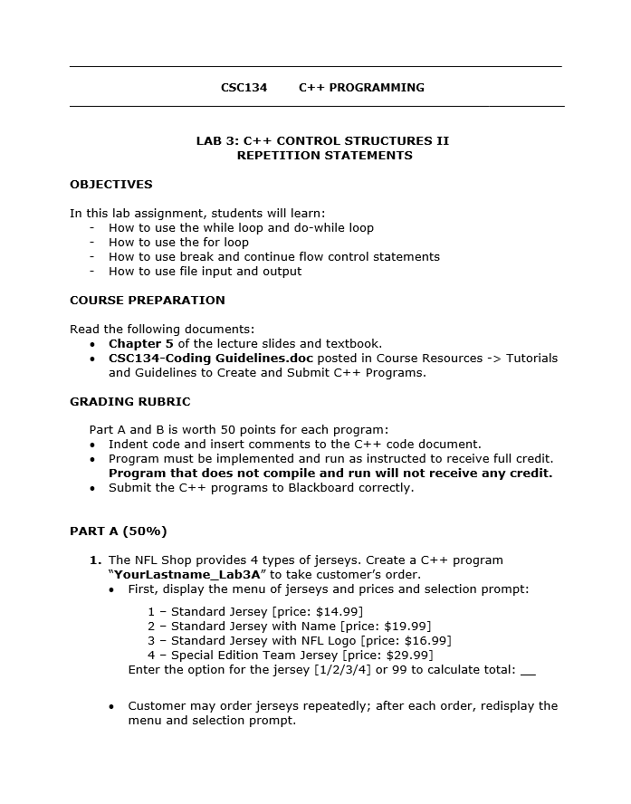 Solved OBJECTIVES In this lab assignment, students will | Chegg.com