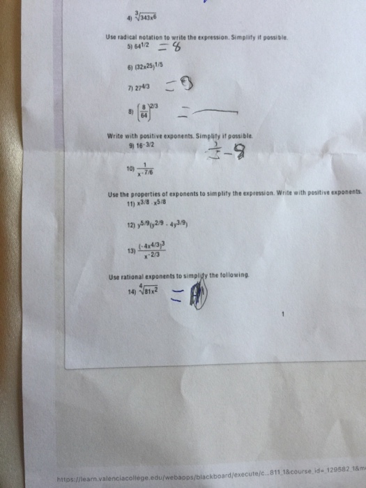 Solved Use radical notation to write the expression. | Chegg.com