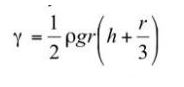 Solved how to solve for ry = 72 dyne cmp = 0.9971 g/cmg = | Chegg.com