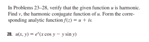 Solved In Problems 23–28, verify that the given function u | Chegg.com