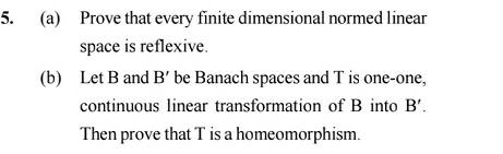 Solved 5. (a) Prove that every finite dimensional normed | Chegg.com