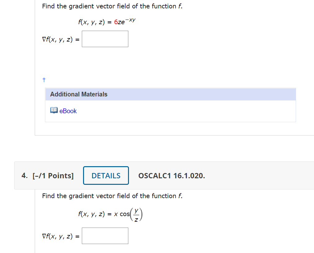 Solved Find the gradient vector field of the function f. | Chegg.com