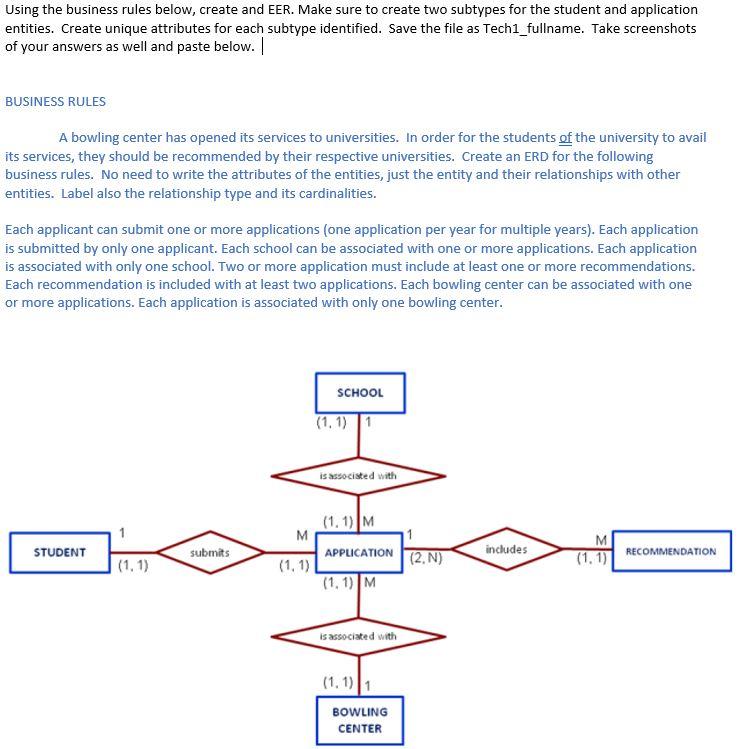 Solved Construct A Model For This Using A Data Modeler Like
