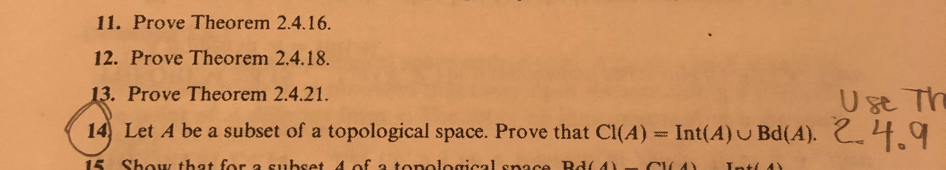 Solved 11 Prove Theorem 2416 12 Prove Theorem 2418