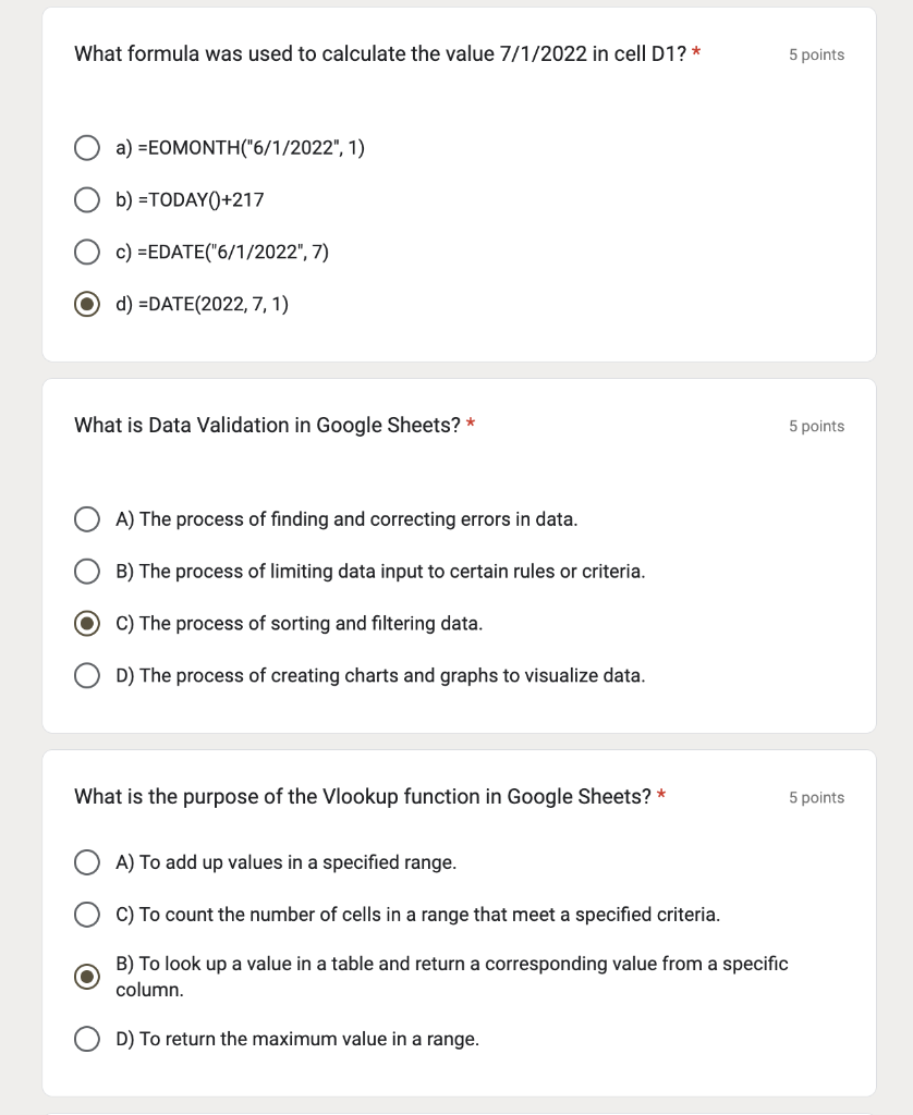 Solved Which of the following pivot table options will | Chegg.com