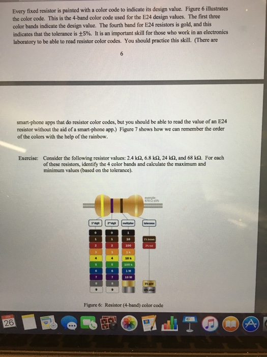 Solved Fixed, Color Code Resistors The fixed, color-coded | Chegg.com
