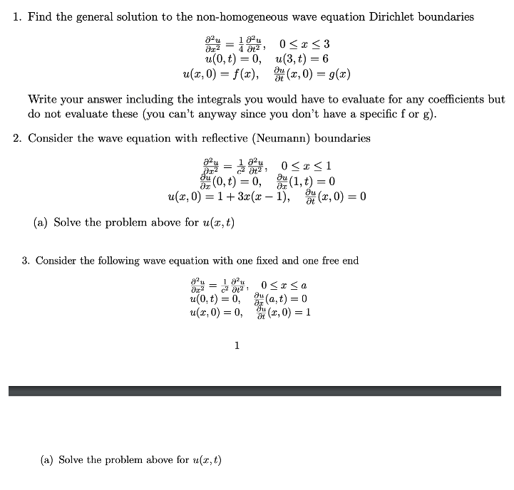 Solved 824 ar2 1. Find the general solution to the | Chegg.com