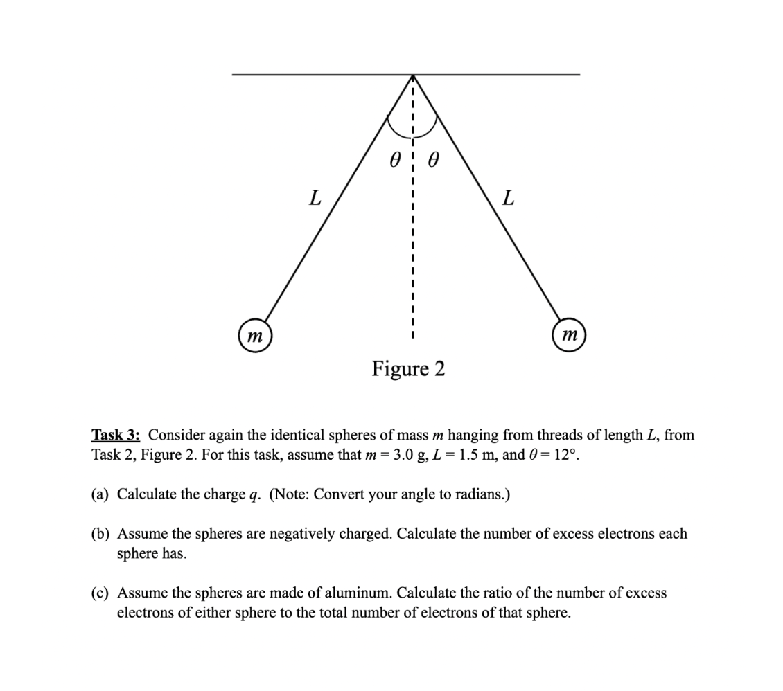 Solved Task 3: Consider again the identical spheres of mass | Chegg.com