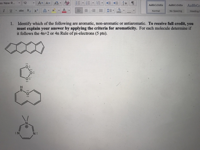 Solved AaBbCcDd AaBbCcDdEe AaBbCo Normal No Spacing Heading | Chegg.com