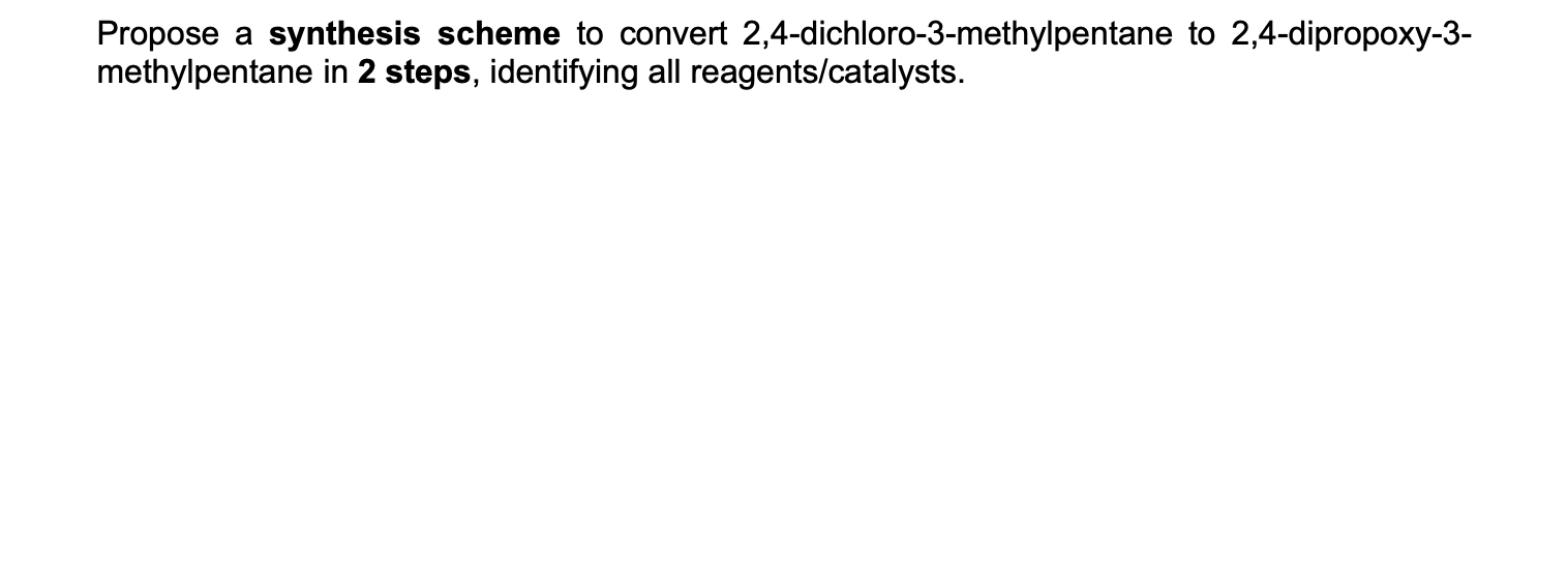 Solved Propose a synthesis scheme to convert | Chegg.com