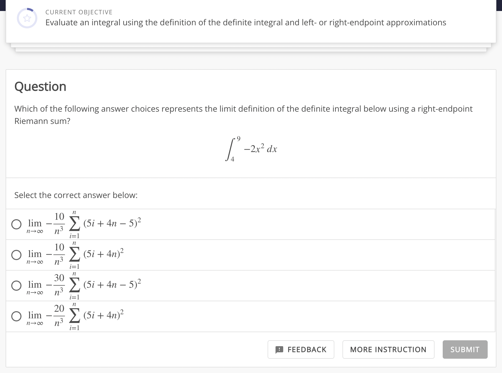Solved CURRENT OBJECTIVE Evaluate an integral using the | Chegg.com