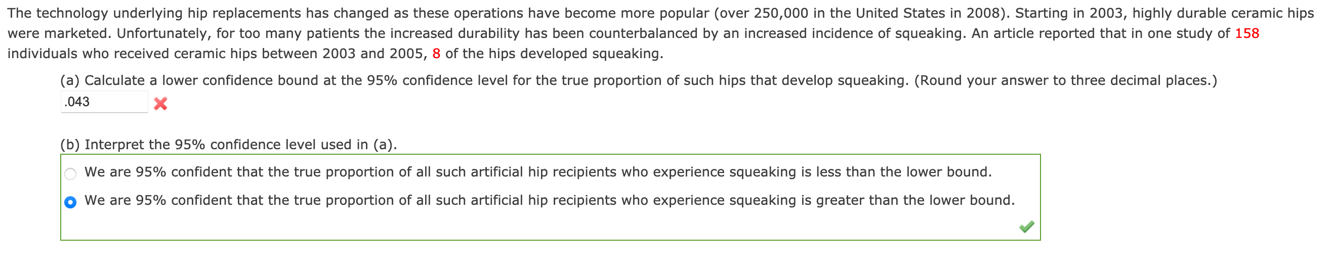 Solved The technology underlying hip replacements has | Chegg.com