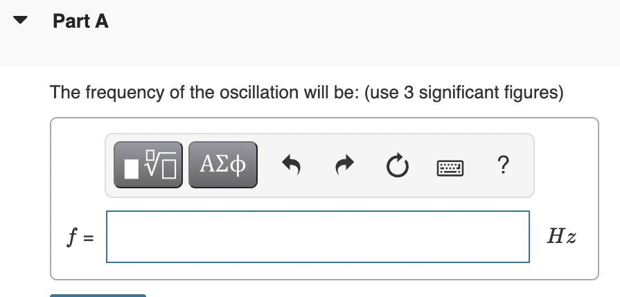 Solved A mass of 0.750 kg oscillating on the end of a spring | Chegg.com